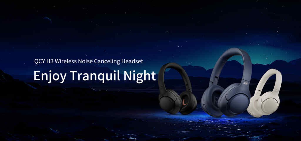 QCY H3 - 43dB Hybrid ANC With Hi Res Audio - Deximpo Shop