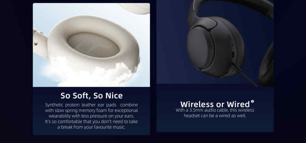 QCY H3 - 43dB Hybrid ANC With Hi Res Audio - Deximpo Shop