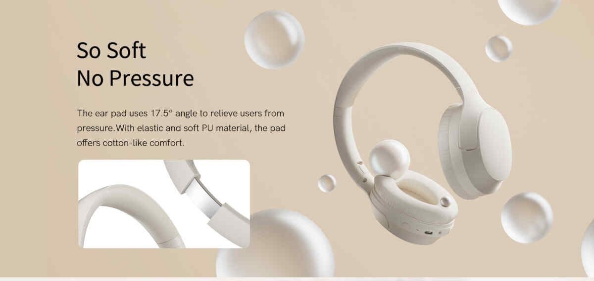 Qcy H2 Pro 43dB hybrid Active Noice Cancellation Overhead Earphone ...